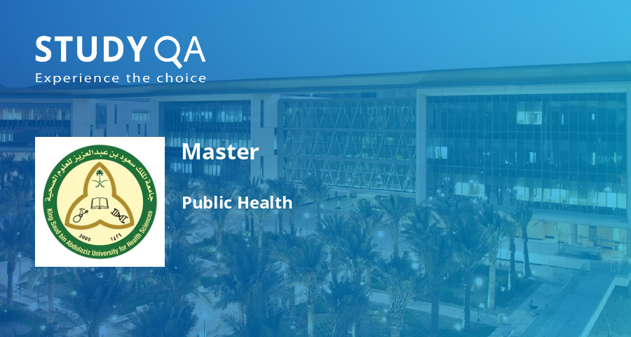 StudyQA — Master: Public Health — King Saud bin Abdulaziz University ...