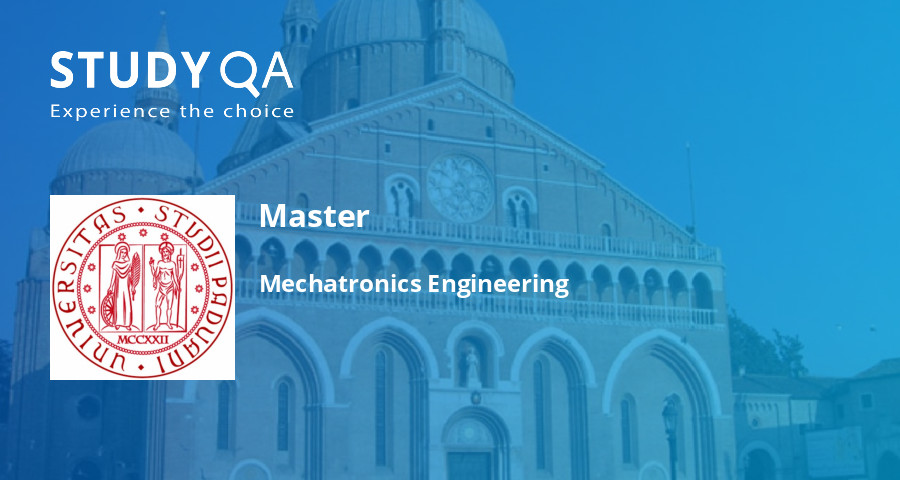 Mechatronics Engineering Programme at The University of Padua ...