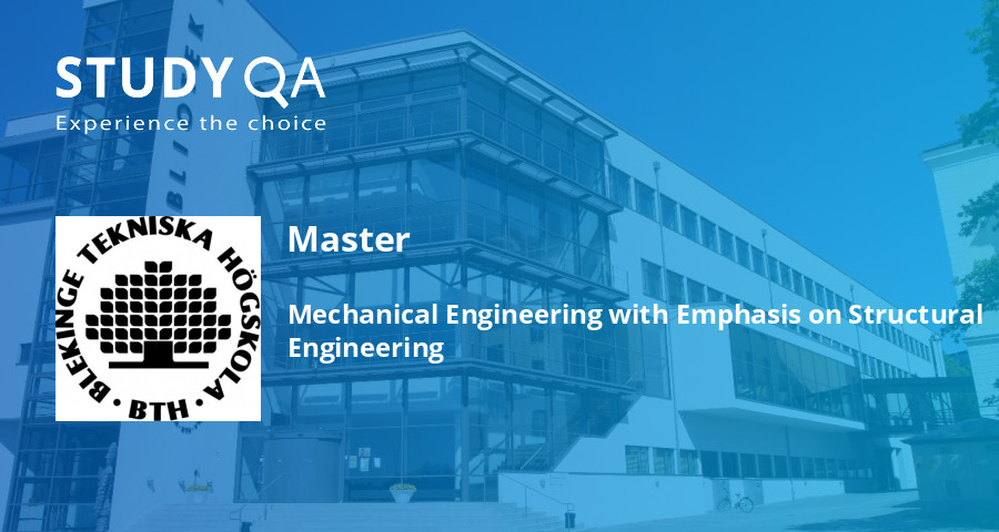 StudyQA — Master: Master Programme in Mechanical Engineering with ...