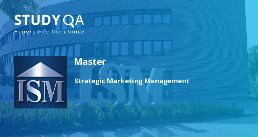 StudyQA — Master: Strategic Marketing Management — International School ...