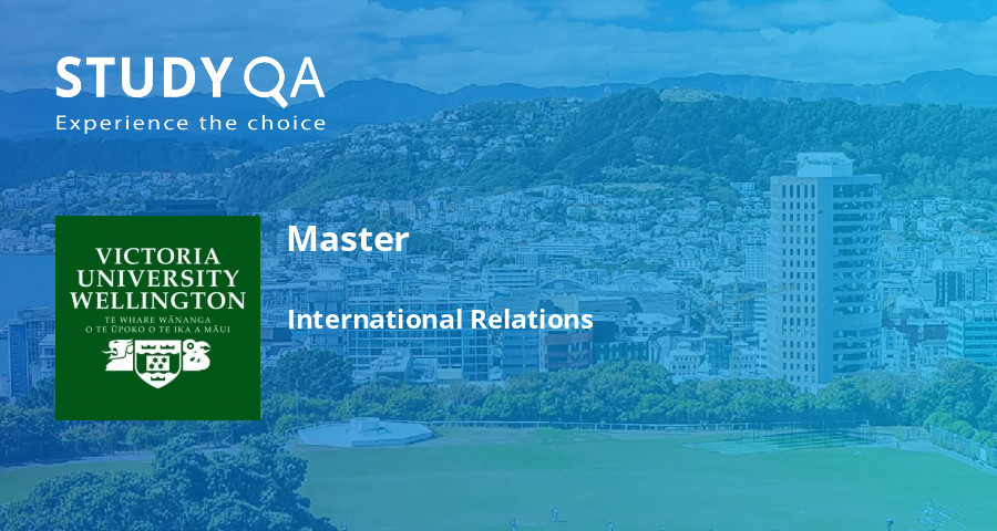 StudyQA — Master: International Relations — Victoria University of Wellington