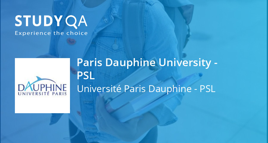 StudyQA — 3 Master programs in English in Paris Dauphine University - PSL in 8 disciplines ...