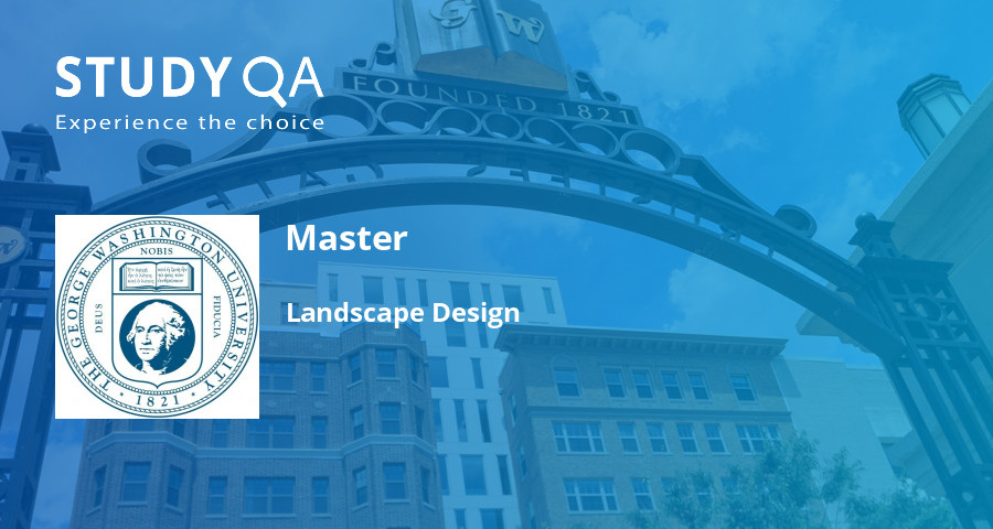 StudyQA — Master: Landscape Design — The George Washington University