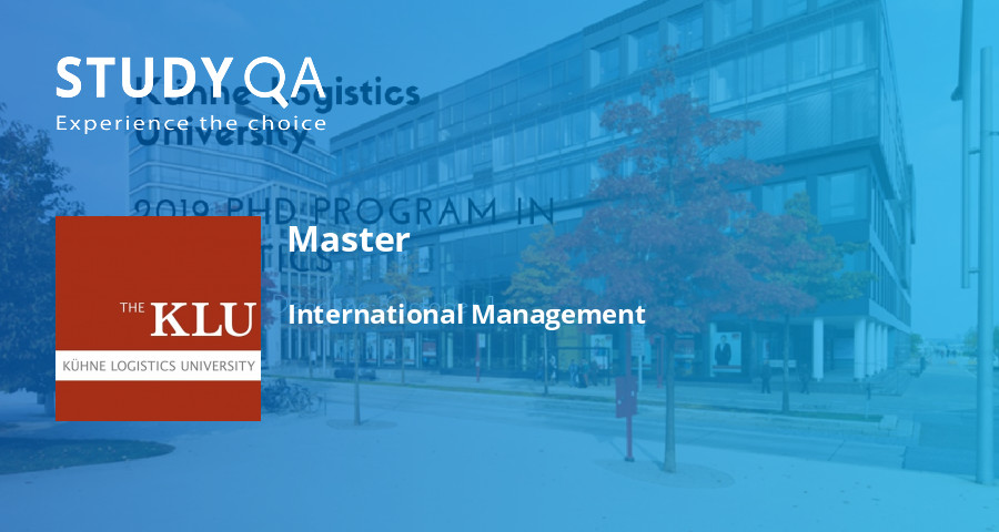 StudyQA — Master: International Management — Kuhne Logistics University StudyQA — Master: International Management — Kuhne Logistics University